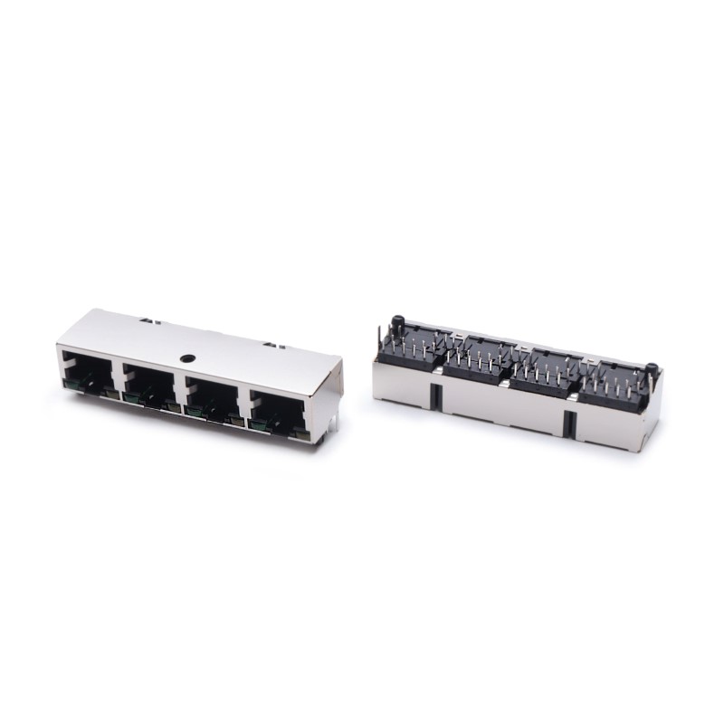 RJ50 1 x 4 Port R/A－RJ SERIES－CONNECTOR－SUN JET－Wire and Cable Ultimate ...