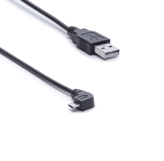 Micro USB R/A to USB 2.0-A－Special Molding－CABLE－SUN JET－Wire and Cable ...
